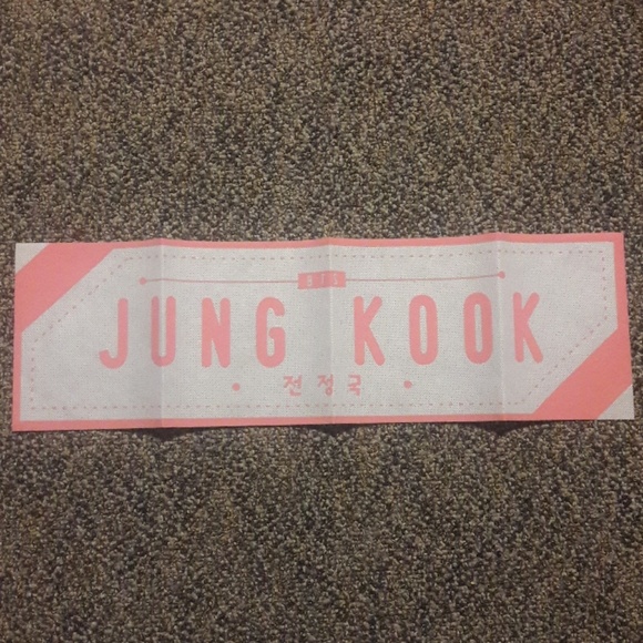 Accessories | Bts Kpop Jungkook Concert Hand Banner | Poshmark